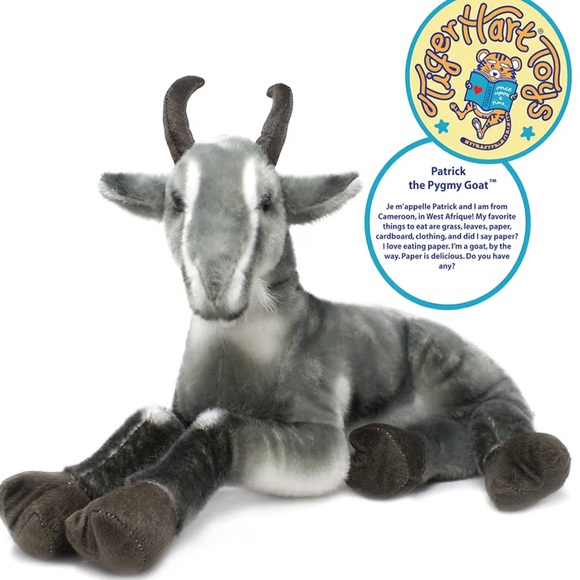 tiger tale toys | Toys | Nwt Patrick The Pygmy Goat Animal Plush By ...